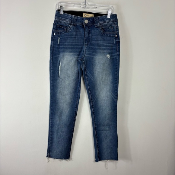 Democracy | Jeans | Democracy Ab Tech Jeans Womens 6 Raw Hem Tapered ...